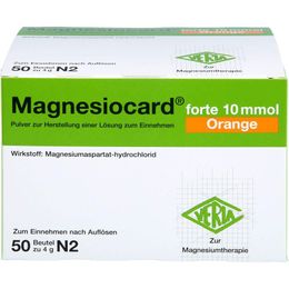 Verla-Pharm Arzneimittel GmbH & Co. KG Magnesiocard forte 10 mmol Orange Plv.z.H.e.L.z.E. 50 St