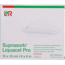 Lohmann & Rauscher Suprasorb Liquacel Pro 15x15 cm Kompressen 5 St