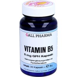 Hecht-Pharma Vitamin B5 6 mg Gph Kapseln 30 St