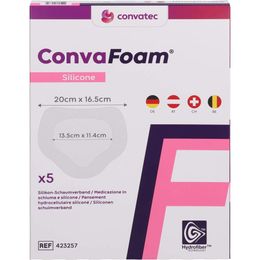 Convafoam Silicone Verband Sakral 16,5x20 cm 5 St