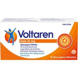 Voltaren Dolo 25 mg &uuml;berzogene Tabletten 10 St