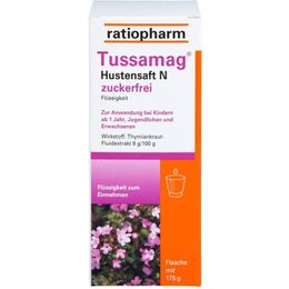 ratiopharm Tussamag Hustensaft N zuckerfrei 175 g
