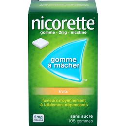EurimPharm Arzneimittel Nicorette Kaugummi 2 mg freshfruit 105 St