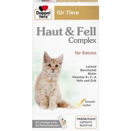 Queisser Doppelherz für Tiere Haut&Fell Compl.Port.B.f.Kat. 25 St