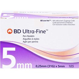actiPART Bd ULTRA-FINE Pen-Nadeln 5 mm 31 G 0,25 mm 105 St