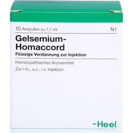 Heel Gelsemium Homaccord Ampullen 10 St