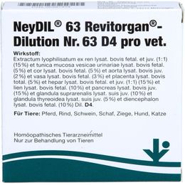 Neydil Nr.63 Revitorgan Dil.D 4 pro Ampullen vet. 5X2 ml