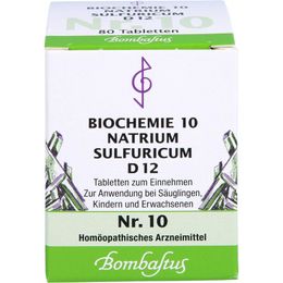 Bombastus Biochemie 10 Natrium sulfuricum D 12 Tabletten 80 St