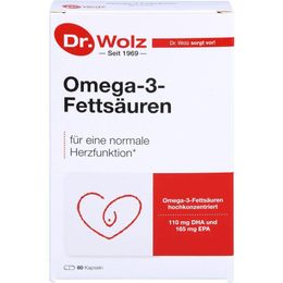 Dr. Wolz Zell GmbH OMEGA-3 Fetts&auml;uren 500 mg/60% Kapseln 60 St