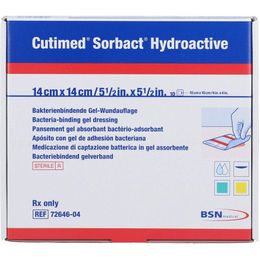 BSN Cutimed Sorbact Hydroactive Kompressen 14x14 cm 10 St