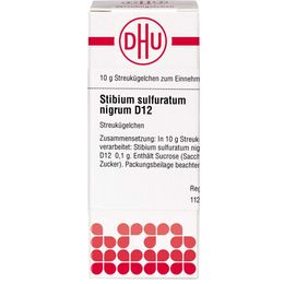 DHU-Arzneimittel Stibium Sulfuratum Nigrum D 12 Globuli 10 g