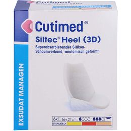 B2B Medical Cutimed Siltec Heel 3D 16x24 cm Kompressen 6 St