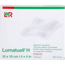 Lomatuell H Salbent&uuml;ll 10x10 cm steril 10 St