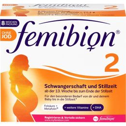 Wick Femibion 2 Schwangerschaft+Stillzeit ohne Jod Kpg. 2X60 St