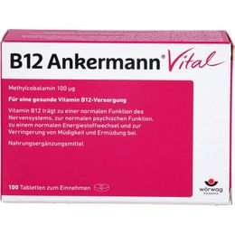WÖRWAG PHARMA B12 Ankermann Vital Tabletten 100 St