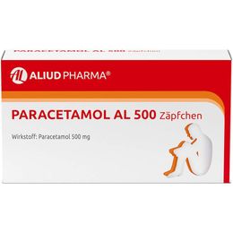 ALIUD Paracetamol Al 500 Zäpfchen bei akuten Schmerzen und Fieber 10 St