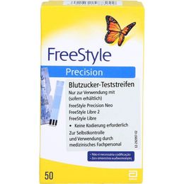EurimPharm Arzneimittel Freestyle Precision Blutzucker Teststr.o.Codierung 50 St