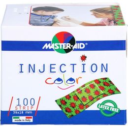 Injection strip color 18x39 mm Kinderpfl.K&auml;fer 100 St