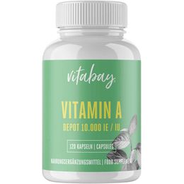 Vitamin A 10. 000 I.E. Depot vegan hochdos.Kapseln 120 St