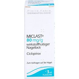 Pierre Fabre Miclast 80 mg/g wirkstoffhaltiger Nagellack 3 ml