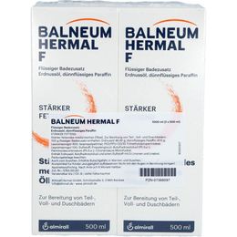 ALMIRALL HERMAL Balneum Hermal F flüssiger Badezusatz 2X500 ml