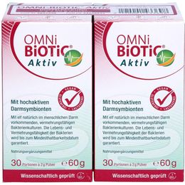 INSTITUT ALLERGOSAN Deutschland (privat) GmbH Omni BiOTiC Aktiv Pulver 2X60 g