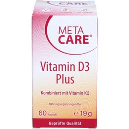 INSTITUT ALLERGOSAN Deutschland (privat) GmbH META-CARE Vitamin D3 Plus 10.000 I.E + 80 &mu;g K2 60 St