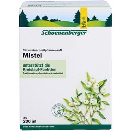 Salus Mistel Saft Schoenenberger Heilpflanzens&auml;fte 3X200 ml