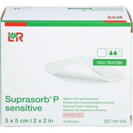Lohmann & Rauscher Suprasorb P sensitive PU-Schaumv.non-bor.5x5cm 10 St