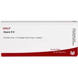 WALA Quarz D 8 Ampullen 10X1 ml