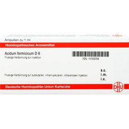 DHU-Arzneimittel Acidum Formicicum D 6 Ampullen 8X1 ml