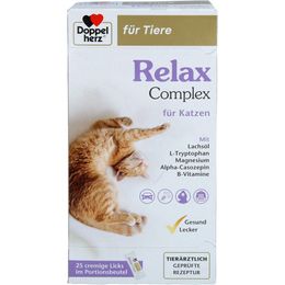 Queisser Doppelherz für Tiere Relax Complex Port.Btl.f.Kat. 25X10 g