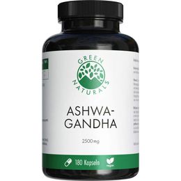 Heilpflanzenwohl GmbH Green Naturals Ashwagandha 2500mg hochdos.veg.Kps. 180 St