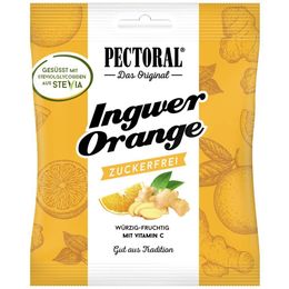 WEPA Pectoral Ingwer Orange Bonbons zuckerfrei 60 g