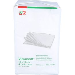 Lohmann & Rauscher Vliwasoft Vlieskompressen unsteril 10x10 cm 6l. 100 St