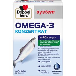 Queisser Doppelherz Omega-3 Konzentrat system Kapseln 60 St