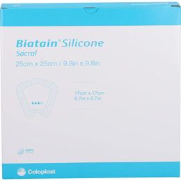 B2B Medical Biatain Silicone Schaumverb.Sakrum gro&szlig; 25x25 cm 5 St