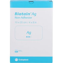 Coloplast Biatain Ag Schaumverband 10x20 cm nicht haftend 5 St