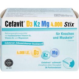 Cefavit D3 K2 Mg 4.000 I.E. Stix Granulat 36 St
