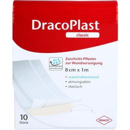 Dracoplast Classic Pflaster 8 cmx1 m wei&szlig; 1 St