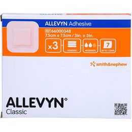 smith&nephew Allevyn Adhesive 7,5x7,5 cm haftende Wundauflage 3 St