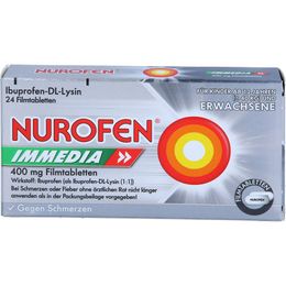 Reckitt Benckiser Deutschland GmbH Nurofen Immedia 400 mg Filmtabletten 24 St