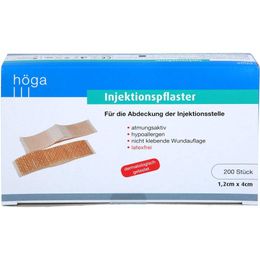 Injektionspflaster hypoallergen 1,2x4 cm 200 St
