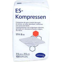 ToRa Pharma ES-KOMPRESSEN unsteril 7,5x7,5 cm 8fach 100 St