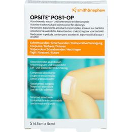 smith&nephew Opsite Post-OP 5x6,5 cm Verband 5 St