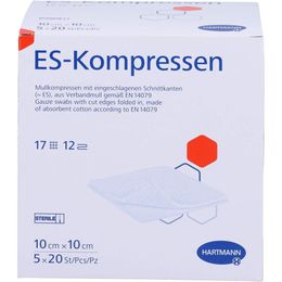 Avitamed ES-KOMPRESSEN steril 10x10 cm Gro&szlig;packung 5X20 St