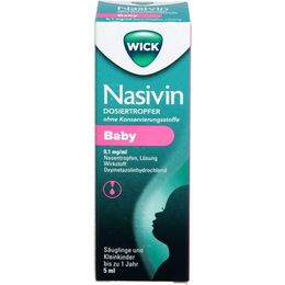 Wick Nasivin Dosiertropfer oK Baby 0,1 mg/ml Ntr 5 ml
