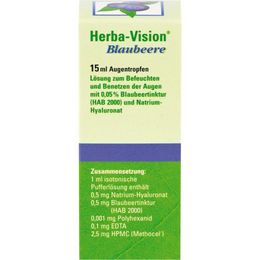 OmniVision GmbH HERBA-VISION Blaubeere Augentropfen 15 ml