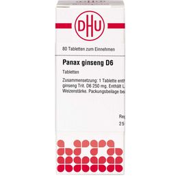 DHU-Arzneimittel Panax Ginseng D 6 Tabletten 80 St