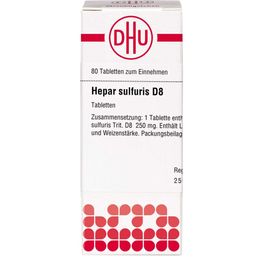 DHU-Arzneimittel Hepar Sulfuris D 8 Tabletten 80 St